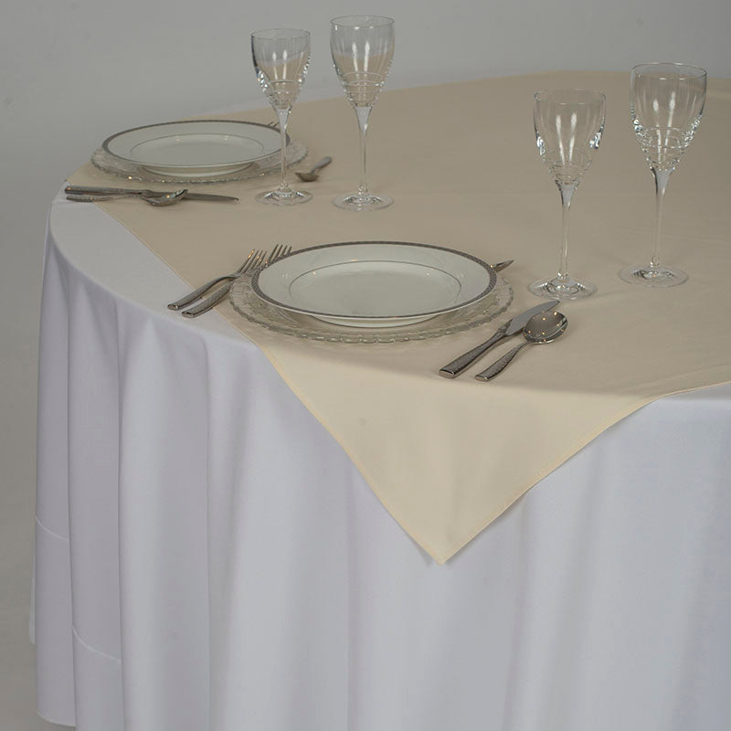 Ivory Standard Table Linen Overlay – Groovy Linen