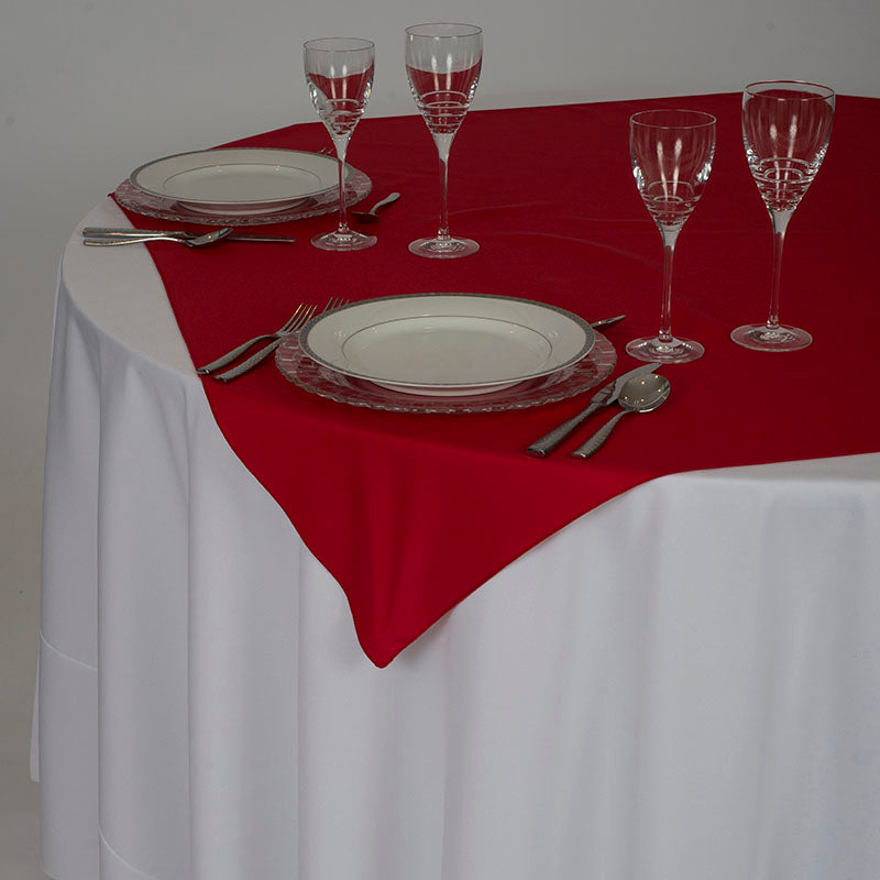 Red Table Linen Overlay – Groovy Linen